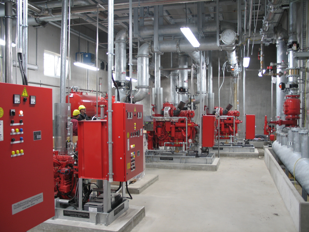 Fire protection for fractioning plant - Holzhauer-Pumpen GmbH